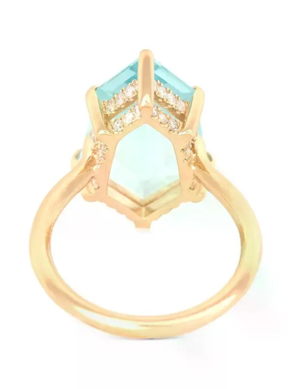 YI COLLECTION Aquamarine Diamond Ring