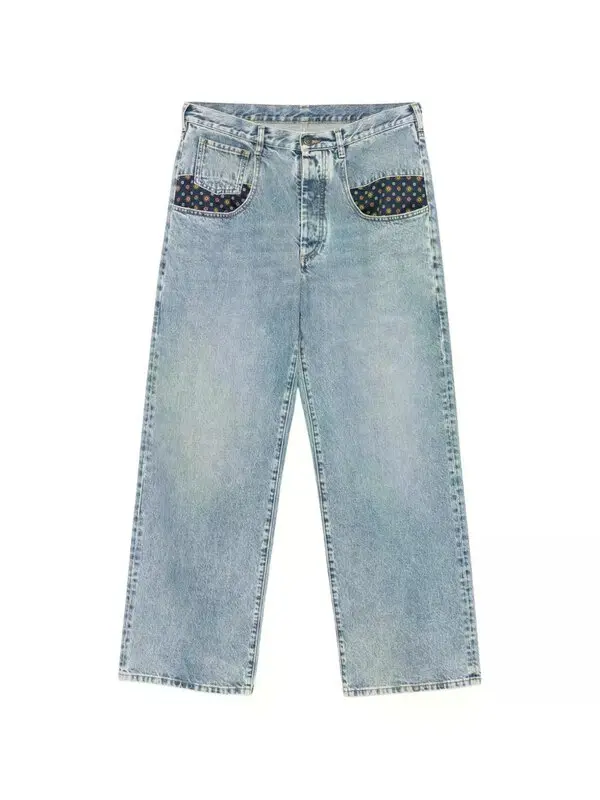 MAISON MARGIELA Paisley-print Insert Jeans
