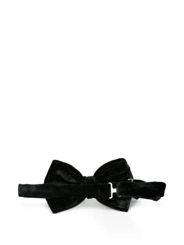 Giorgio Armani Velvet-effect Bow Tie