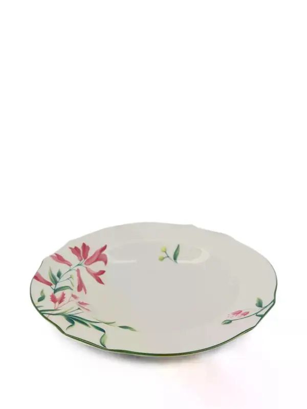 GINORI 1735 Flower-print Soup Plate