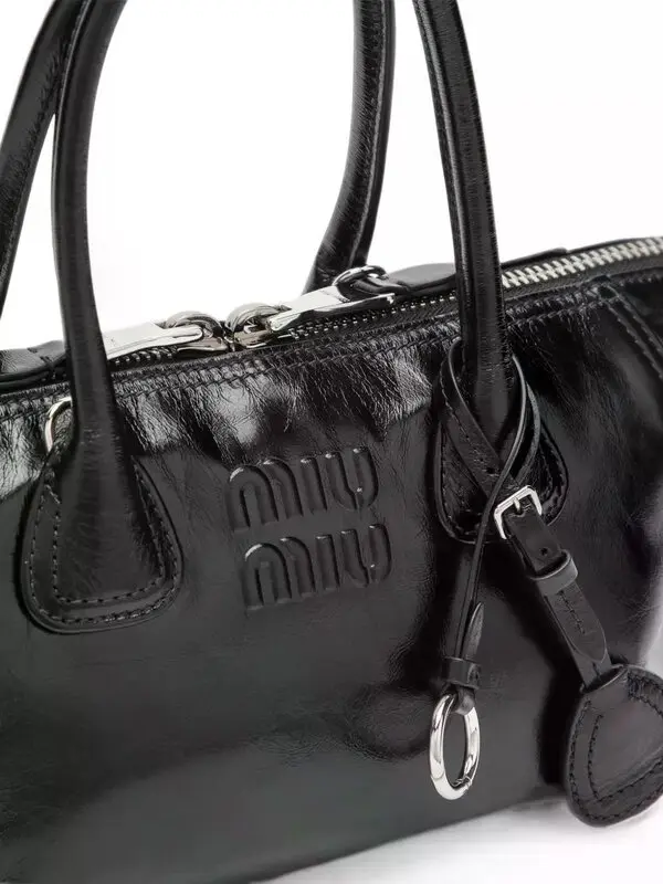 Miu Miu Logo-embossed Tote Bag