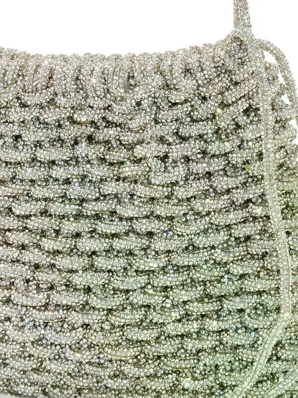 HIBOURAMA Penelope Crystal-embellished Shoulder Bag