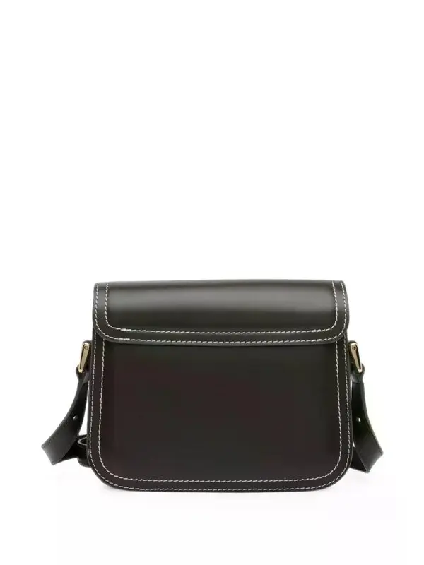 A.p.c. Small Grace Contrast-stitch Shoulder Bag - Green