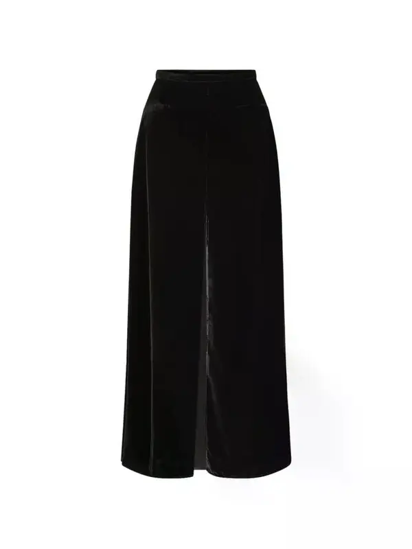 Le Kasha Castelo Front-slit Midi Skirt