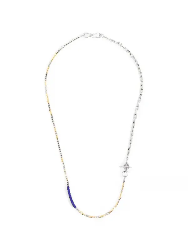 Paul Smith Beaded Chain Necklace - Silver