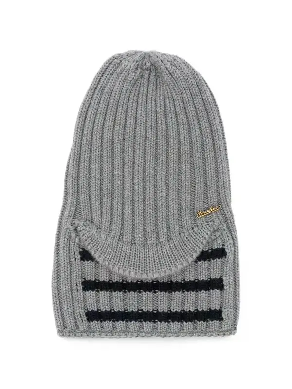 Borsalino Dorian Ribbed-knit Beanie Hat