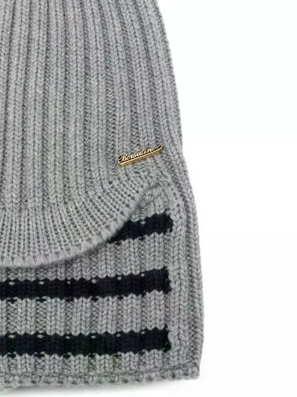 Borsalino Dorian Ribbed-knit Beanie Hat