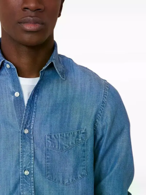 Officine Générale Button-down Long-sleeve Shirt