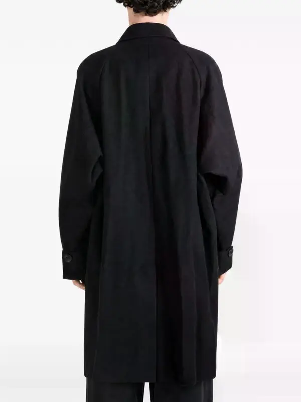 Yohji Yamamoto Double-breasted Raglan-sleeve Jacket