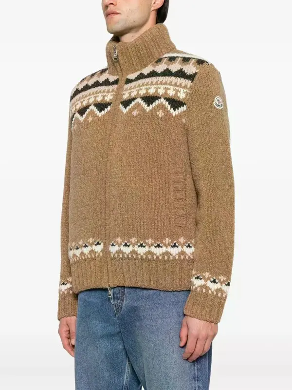 Moncler Fair-isle Padded Jacket