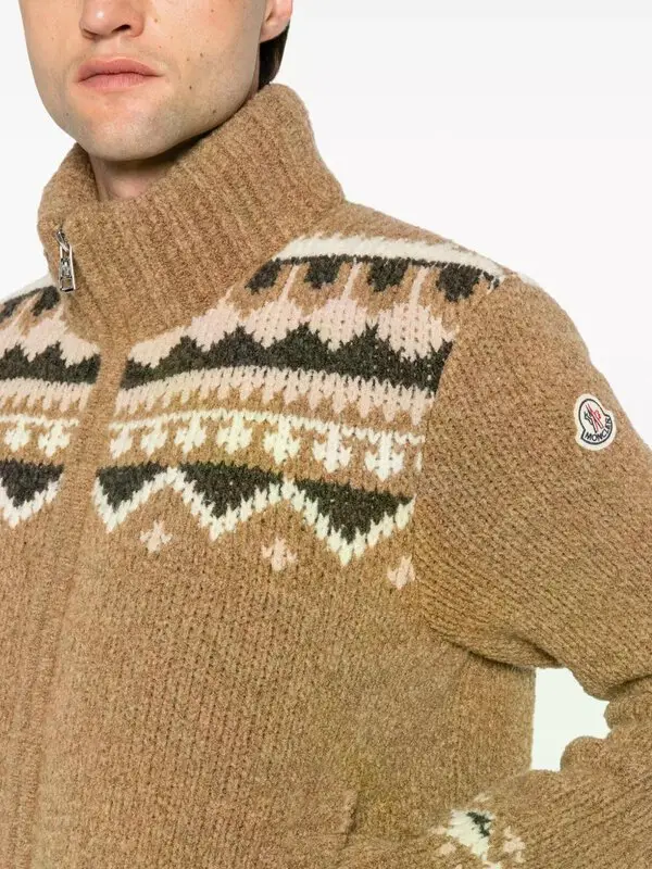 Moncler Fair-isle Padded Jacket