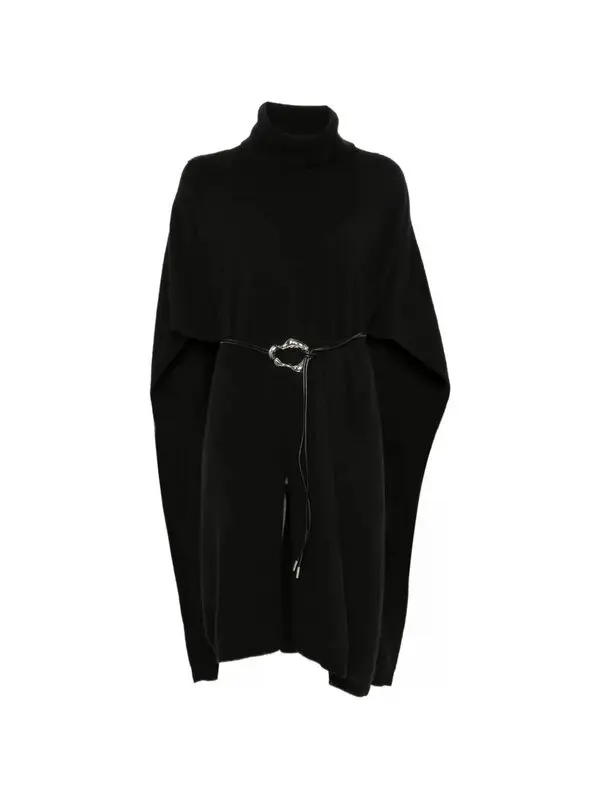 PHILO-SOFIE Belted High-neck Cape