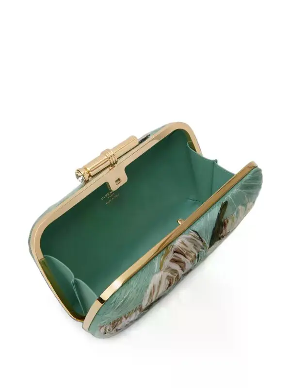 Givenchy Pout Evening Clutch With Floral Embroideries