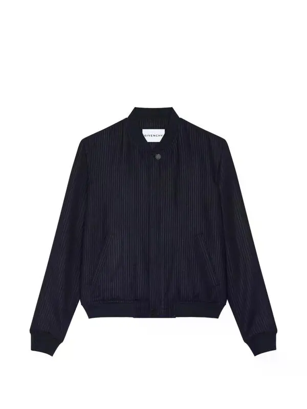 Givenchy Striped Blouson In Wool