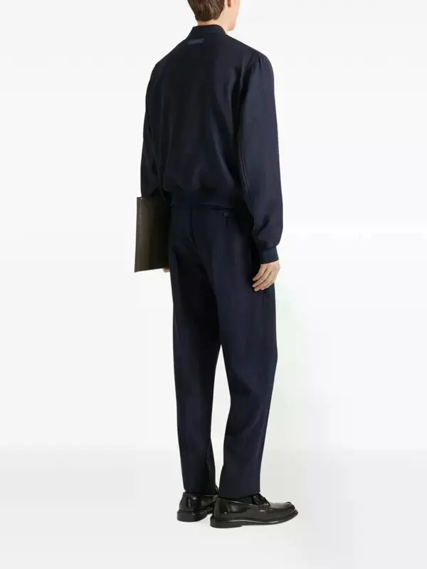 Givenchy Striped Blouson In Wool
