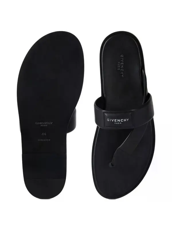 Givenchy Bay Thongs In Leather