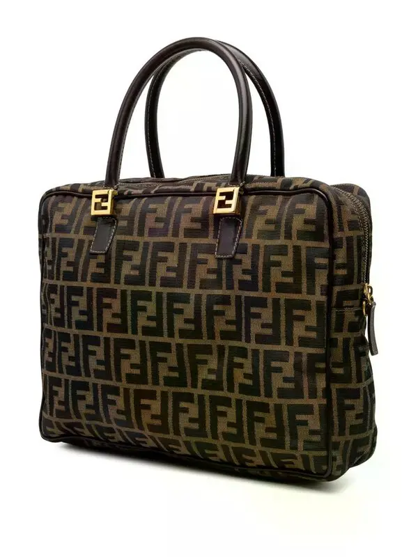 Fendi 20th Century Zucca Canvas Business Bag