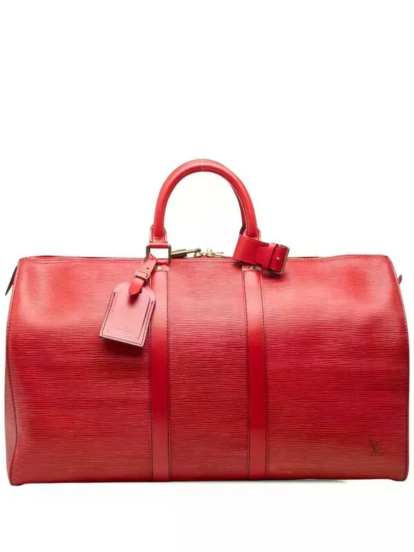 LOUIS VUITTON 1992 Epi Keepall 45 Travel Bag - Red