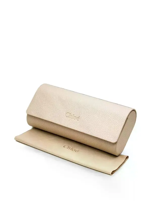 Chloé Scalloped-edge Round-frame Sunglasses