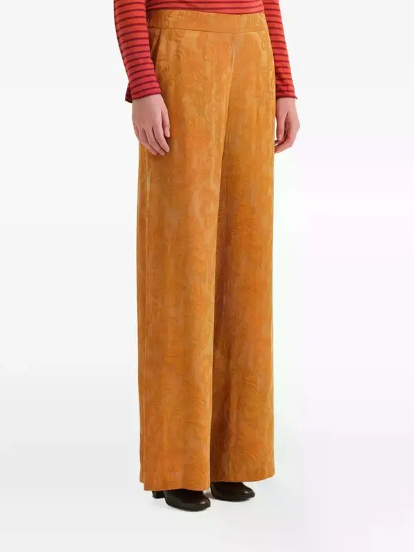 Malìparmi Damask-jacquard Trousers