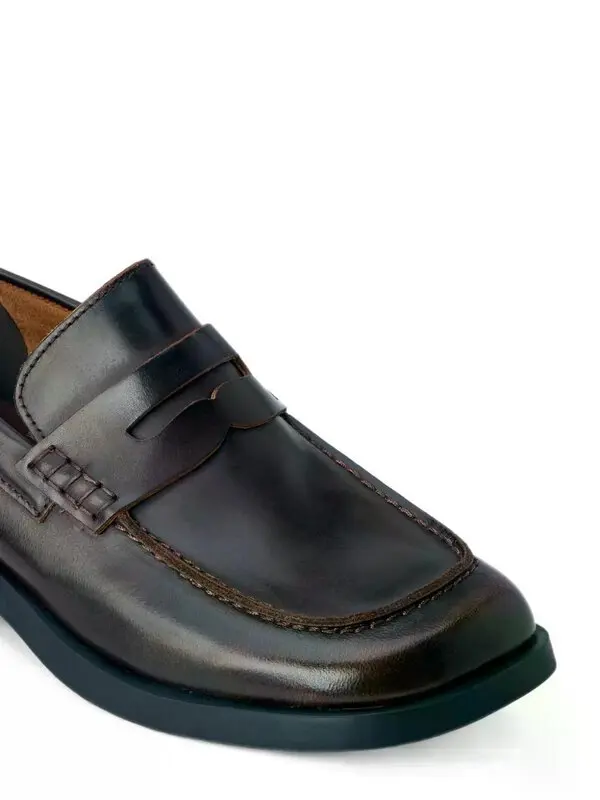 Camper Square-toe Loafers - Brown