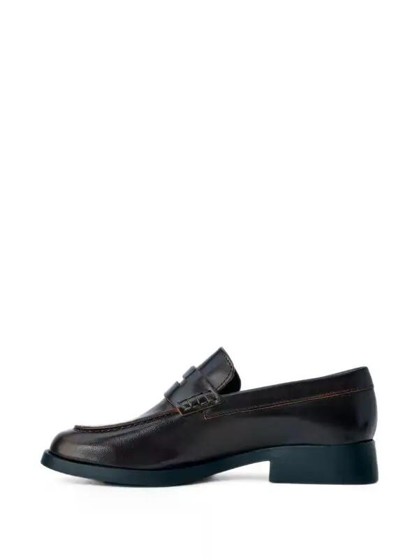Camper Square-toe Loafers - Brown