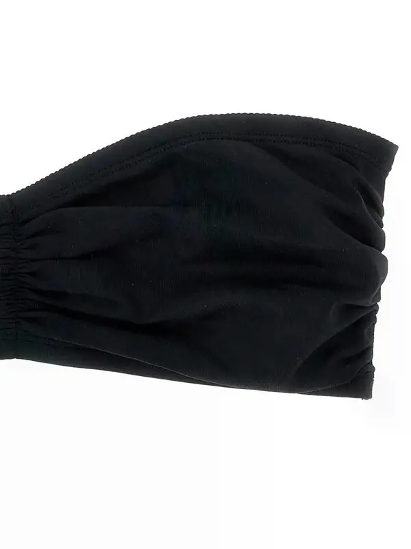 ERES Show Ruched Bandeau Bikini Top - Black
