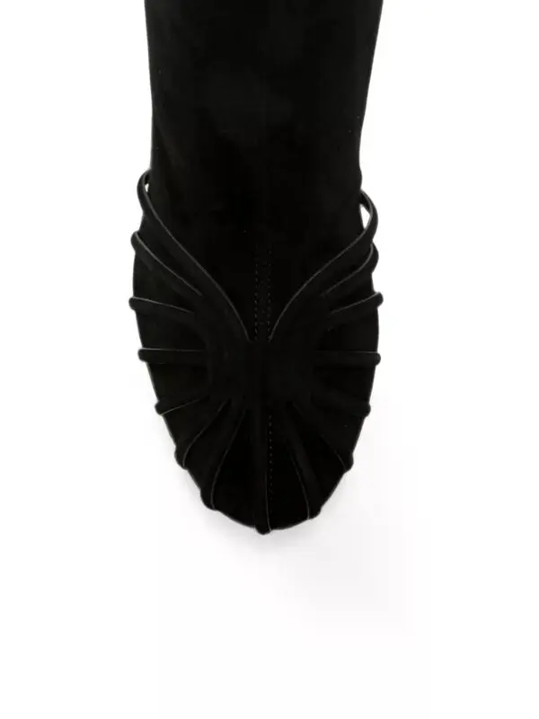 ALEVI MILANO Cage-detail Stiletto Ankle Boots