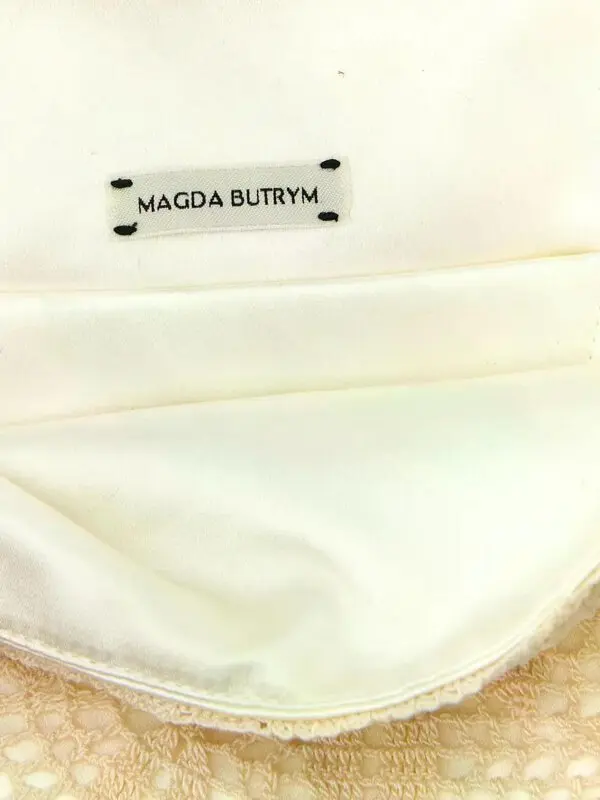 Magda Butrym Bracelet Crochet Sculptural-handle Clutch Bag