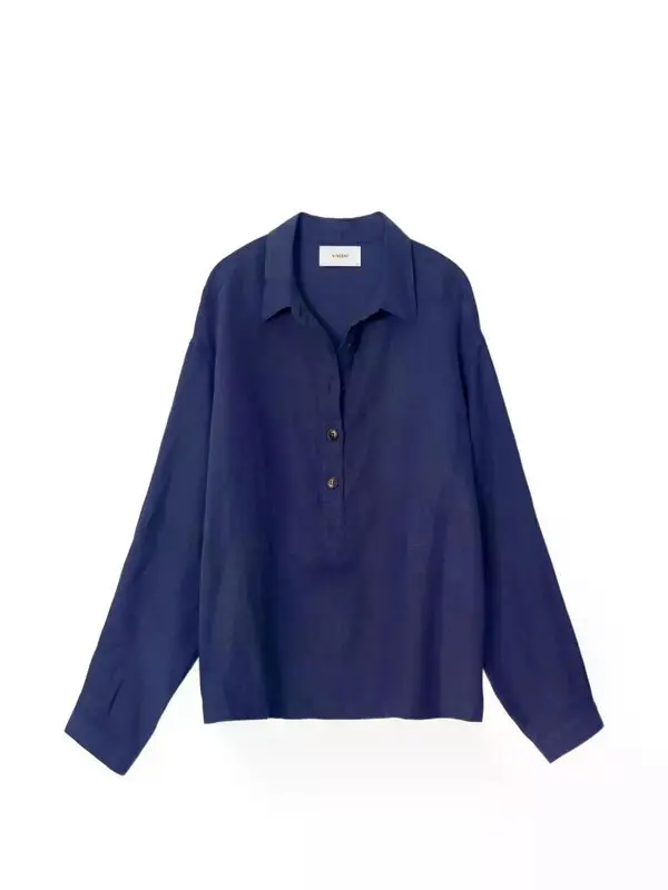 Xirena Booker Button-cuff Blouse - Blue
