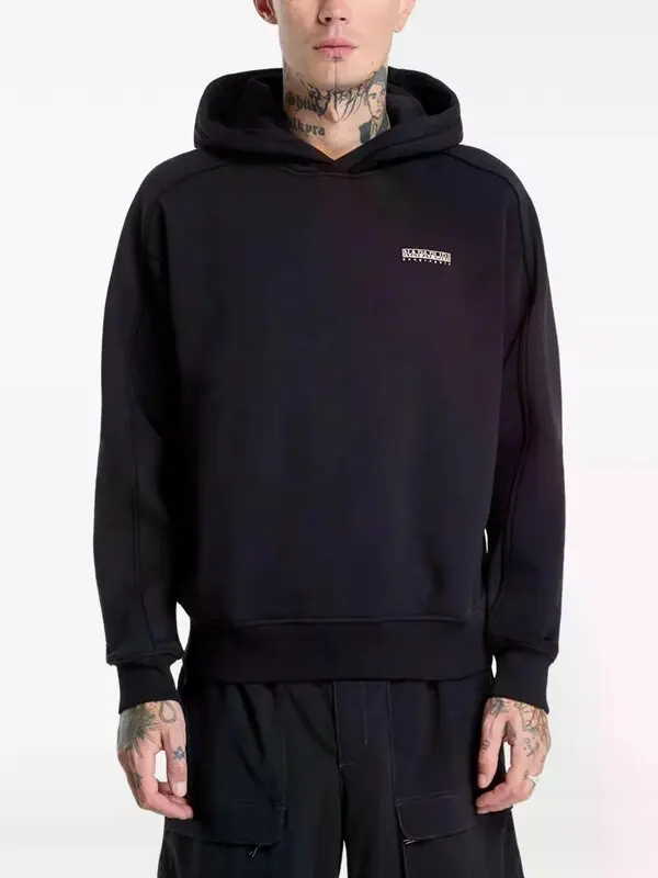 NAPAPIJRI Teza Graphic-print Hoodie - Black
