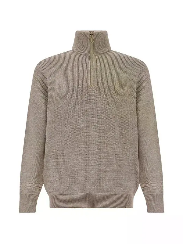 Paul & Shark Half-zip Ribbed-knit Sweater