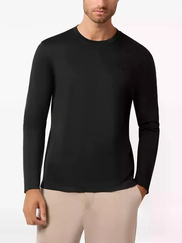 Paul & Shark Aqua Touch Cotton T-shirt - Black