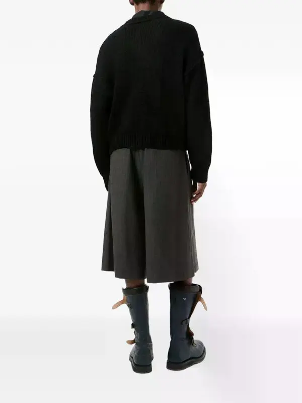Our Legacy Pitch Slub-knit Wool Cardigan