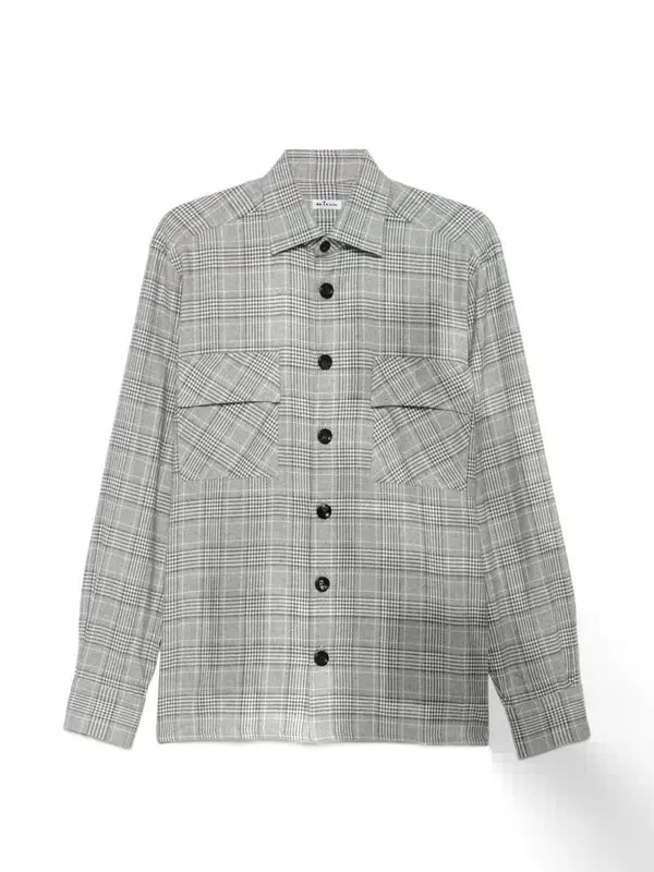 Kiton Prince Of Wales Check Shirt