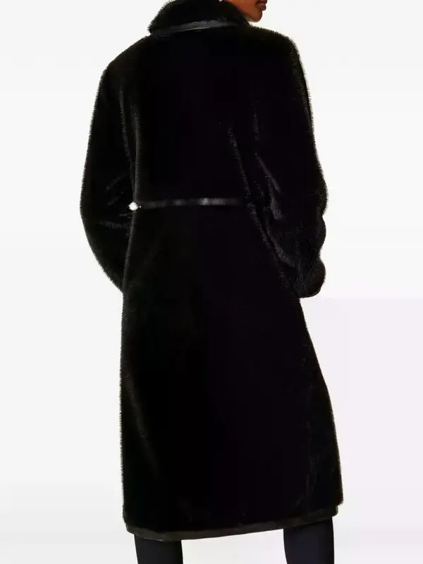 TWINSET Faux-fur Trim-detail Coat