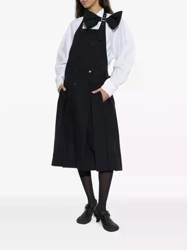 Noir Kei Ninomiya Bow-detail Midi Dress