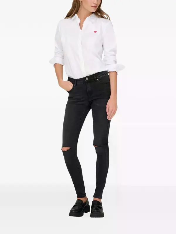 JACQUELINE DE YONG Heart-motif Button-down Shirt