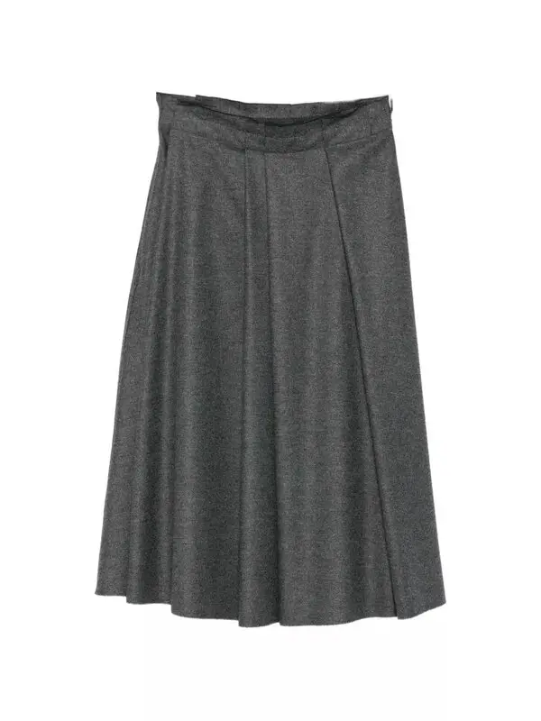 Sofie D'hoore Pleated A-line Midi Skirt