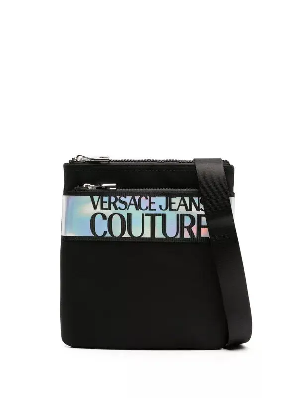 Versace Iridescent Logo-jacquard Messenger Bag