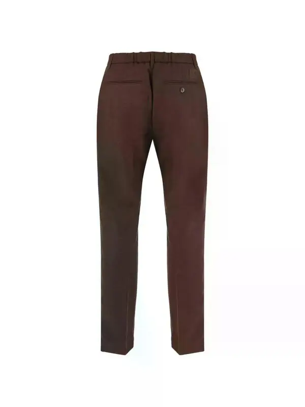 Jacob Cohen Logo-patch Tapered-leg Trousers