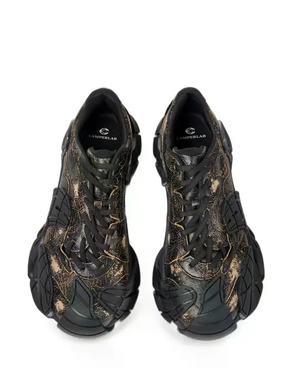 Camper Tormenta Leather Low-top Sneakers - Black