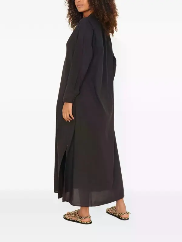 Xirena Boden Side-slit Maxi Shirt Dress