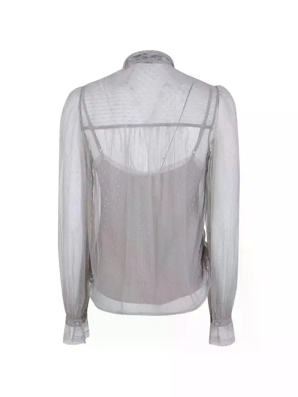 TWINSET Long-sleeve Pussy-bow Blouse - Neutrals