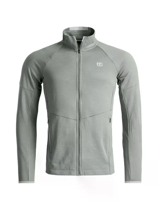 ORTOVOX Grid-pattern Raglan-sleeve Jacket