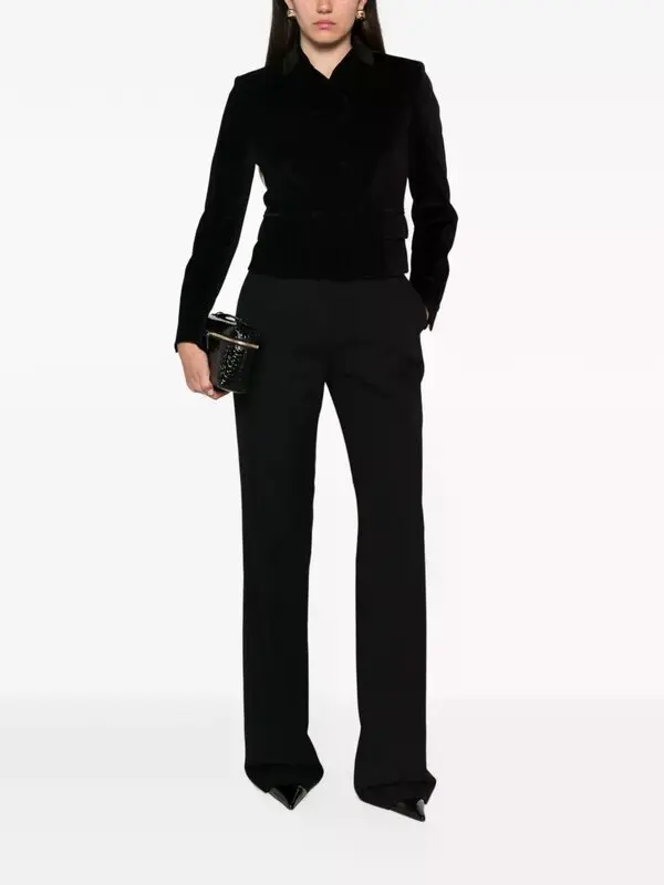 Tagliatore Double-breasted Velvet Jacket