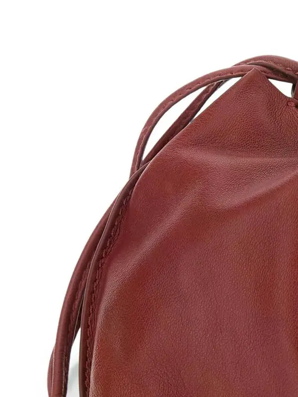 Soeur Suzette Drawstring Leather Shoulder Bag