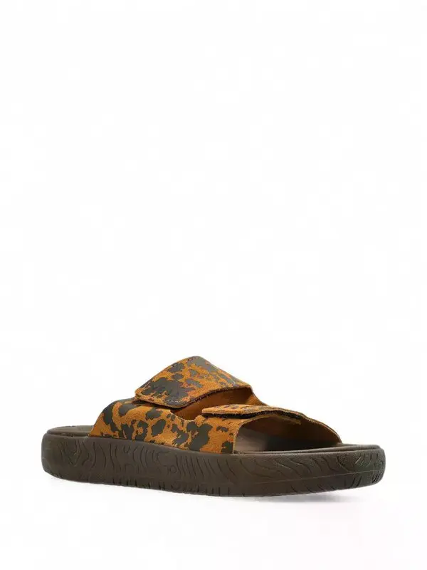 VEJA Etna Leopard-print Suede Flat Sandals