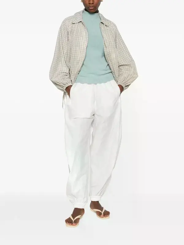 AROVESCIO High-neck Rib-trimmed Sweater