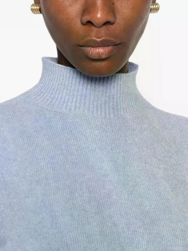 AROVESCIO High-neck Rib-trimmed Sweater